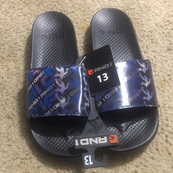 Shoes | And1 Mens Slip On Sandals Size 13 New With Tag | Poshmark